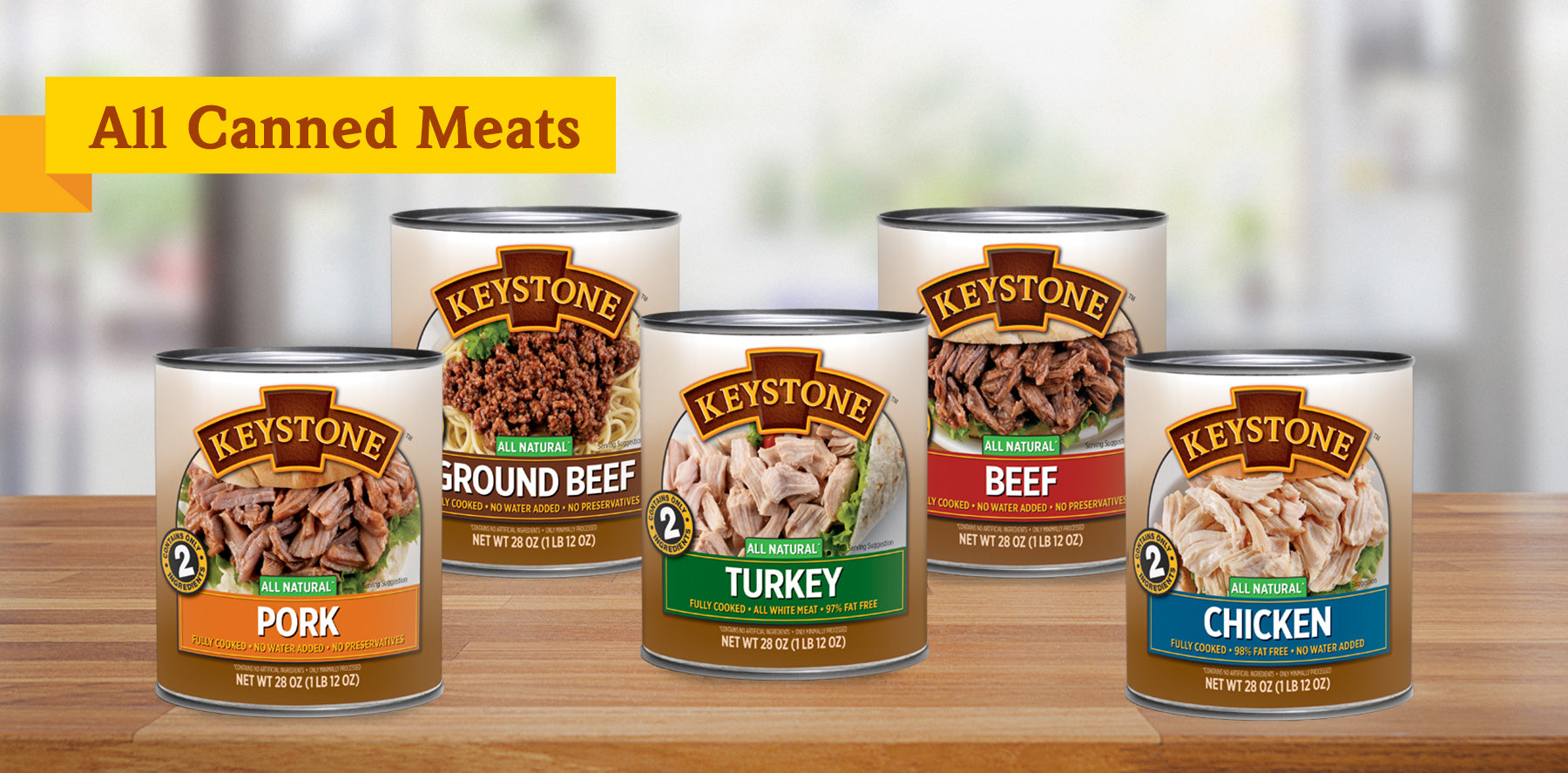 All Natural Canned Meats | Buy Bulk Canned Meat Online | Keystone Meats