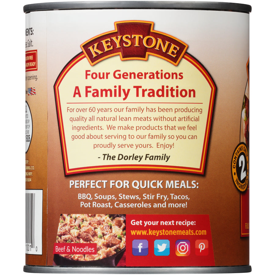 All Natural Canned Beef (28 oz Cans) | Keystone Meats
