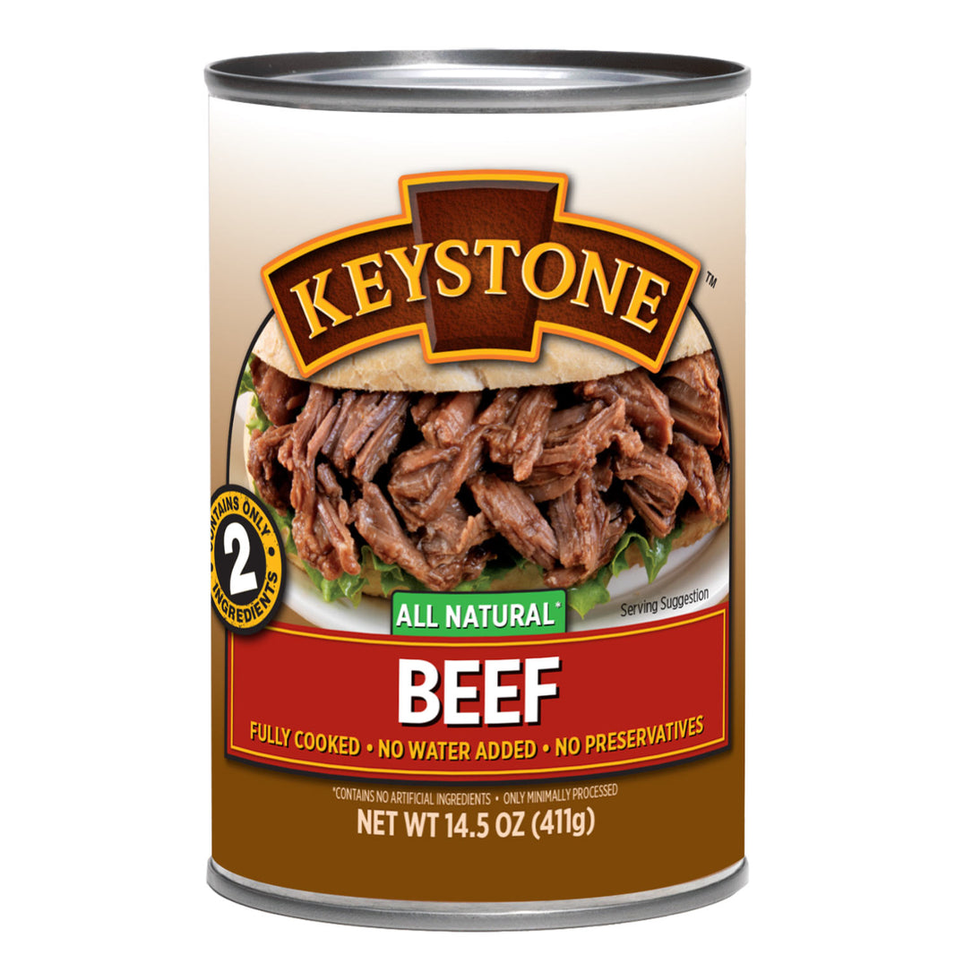 Keystone All Natural Canned Beef | Quick Meals | Keystone Meats